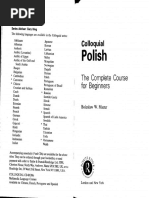 Polish Simplified Grammar | PDF | Perfect (Grammar) | Grammatical Tense
