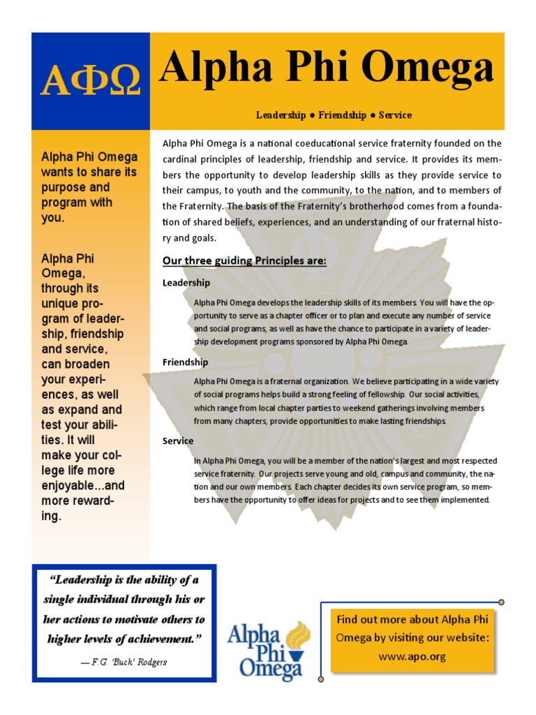 General Info Handout | PDF