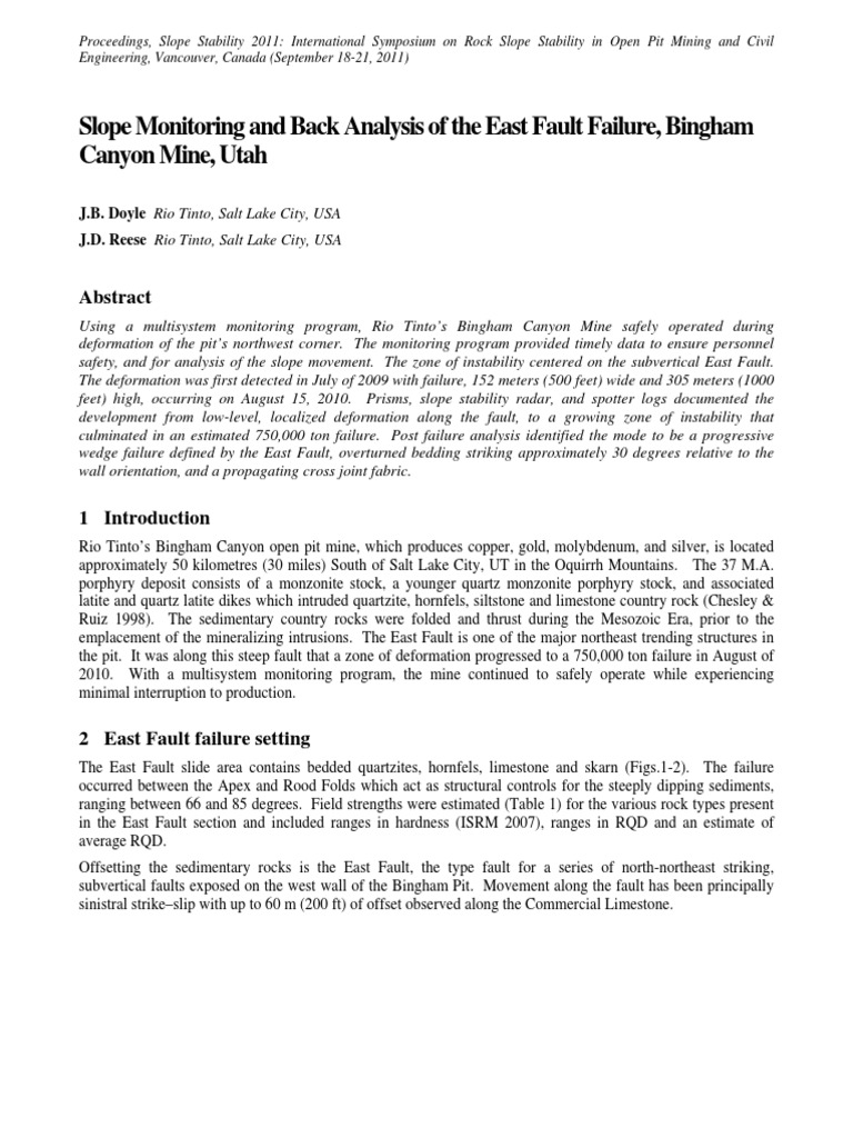 Slope Paper 269 | PDF | Fault (Geology) | Geotechnical Engineering