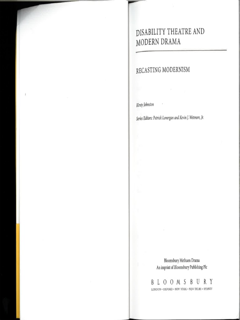 Disability Theatre and Modern Drama | PDF