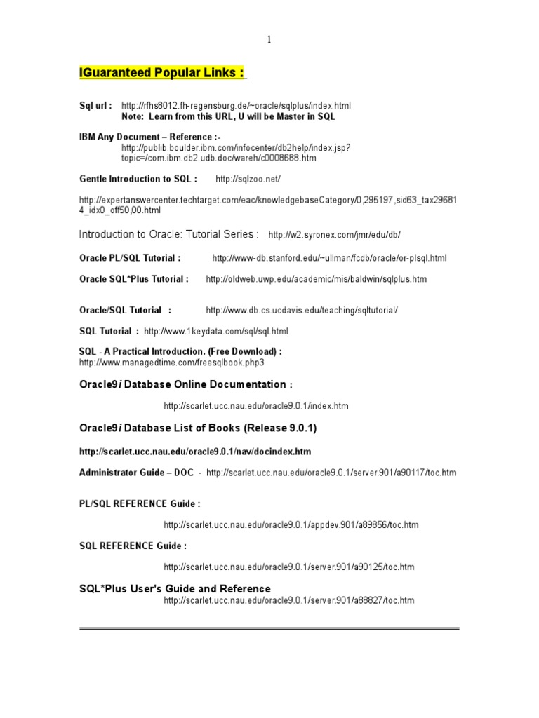 PL SQL Queries | PDF