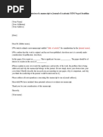 Journal Cover Letter TEMPLATE-EN | PDF