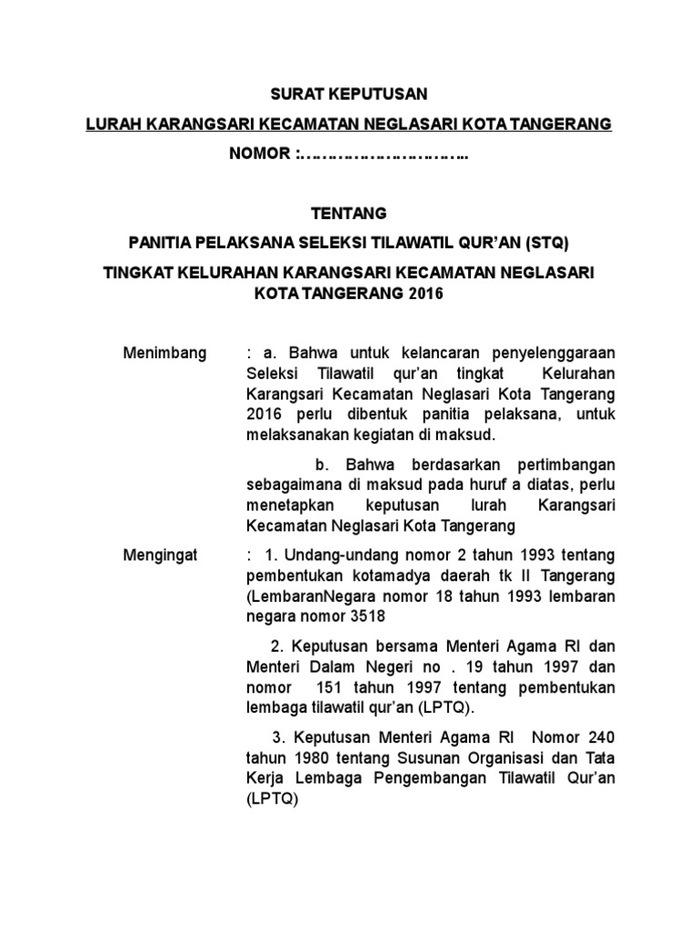 Contoh Sk Fkpm – Beinyu.com