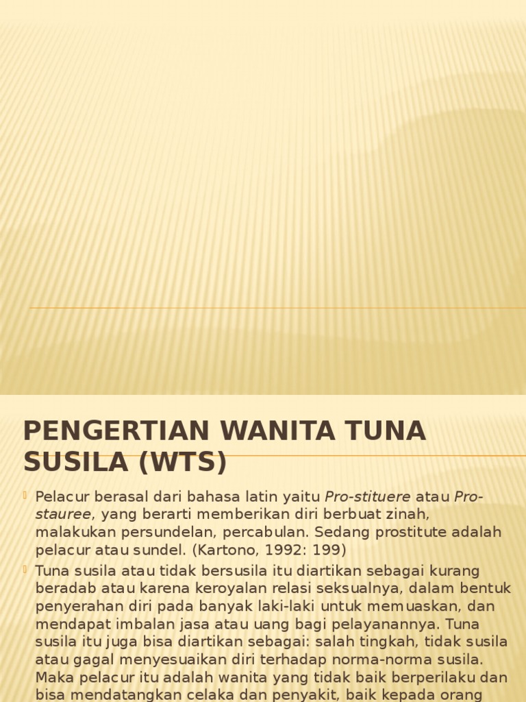 Wanita Tuna Susila | PDF