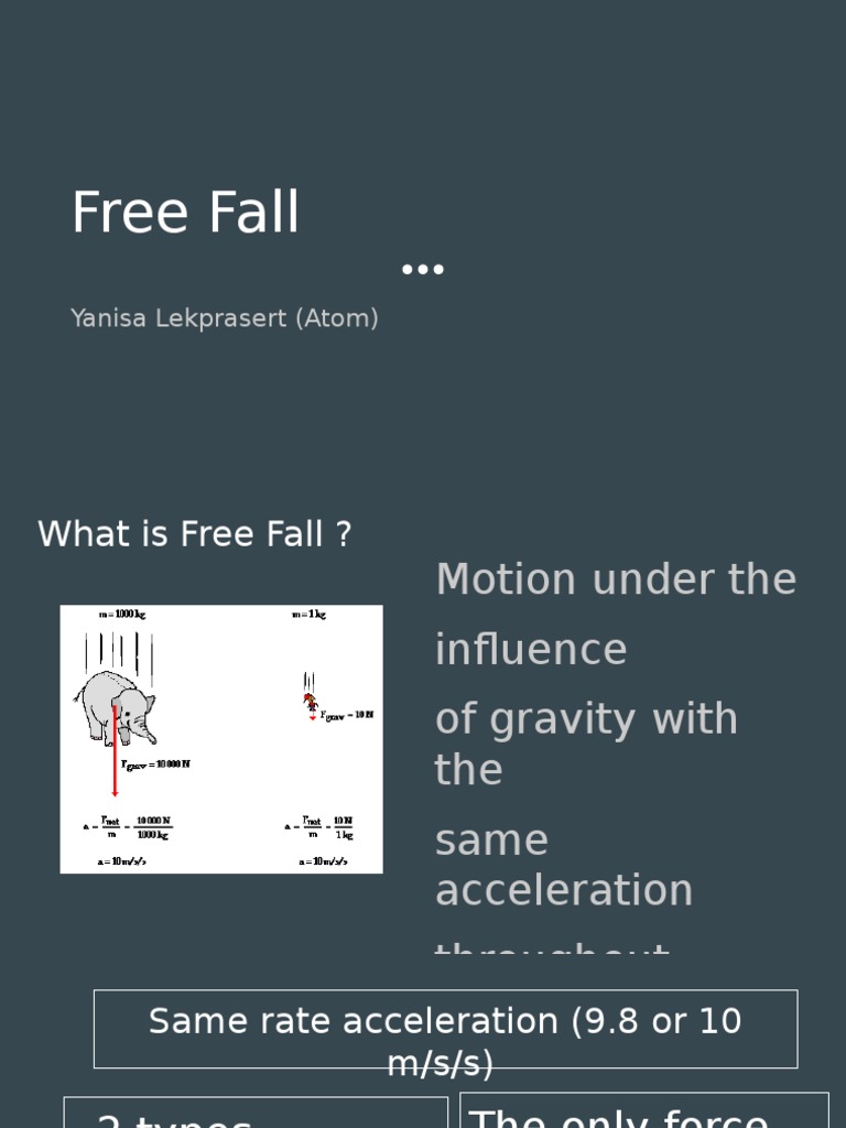 Free Fall | PDF