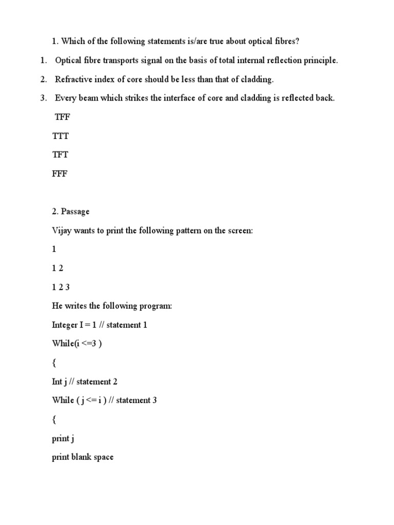 Computer Programming Questions Pdf Data Type Subroutine