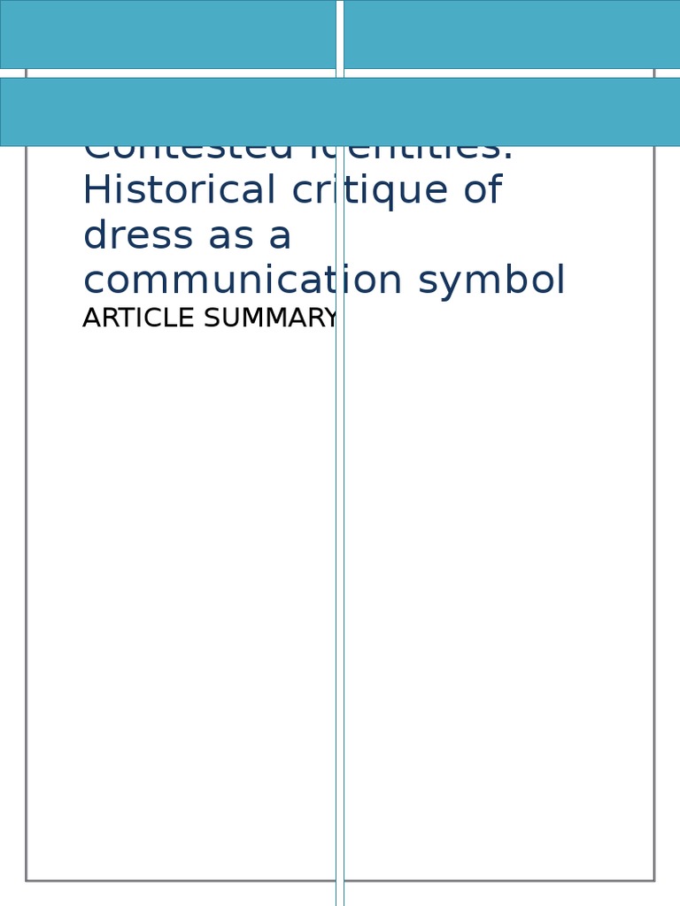 It Is A Customary Fact That Clothing Is A Sort of Self Expression That ...