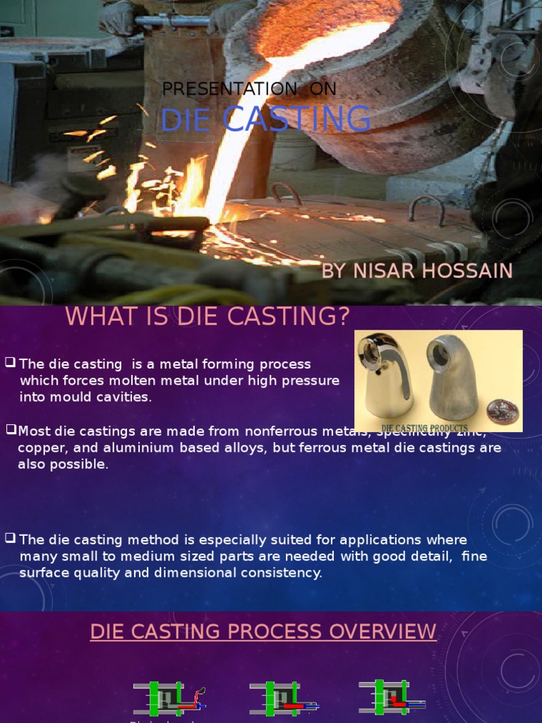 Presentation On Die Casting | PDF