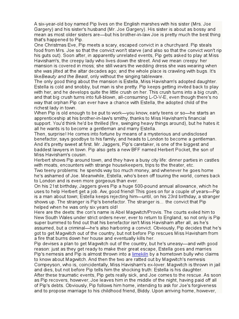 Great Expectations | PDF | Great Expectations | Estella (Great ...