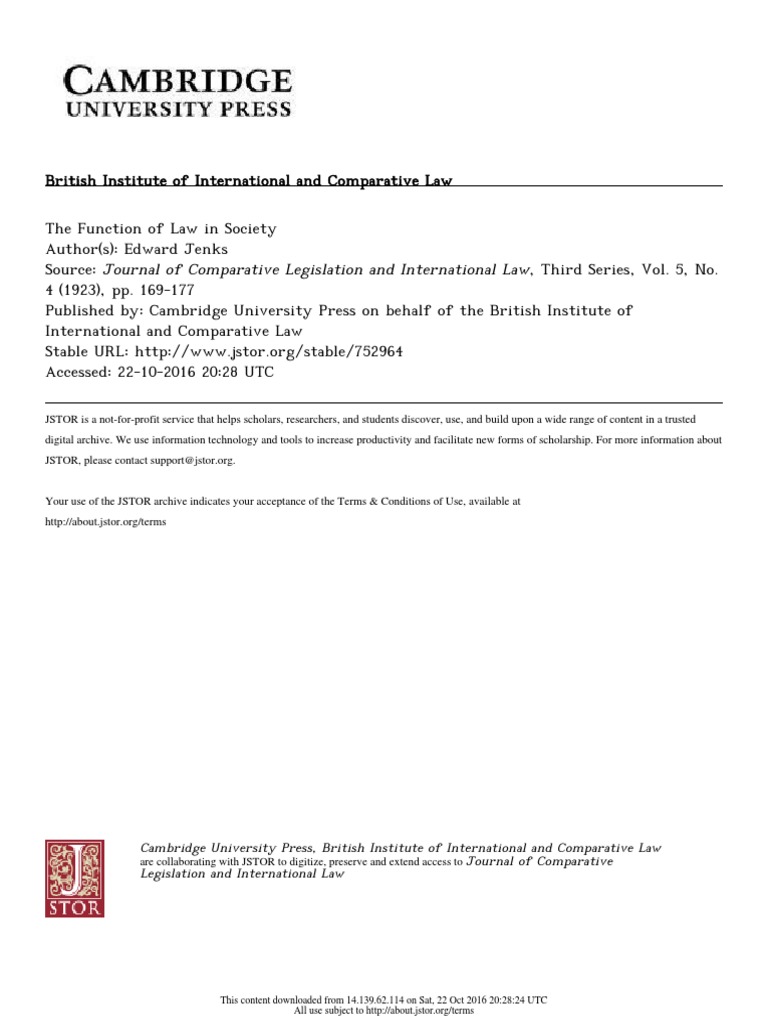 Cambridge University Press, British Institute of International and ...