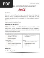Coca Cola Value Chain Analysis | PDF | Coca Cola | The Coca Cola Company