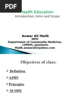 Health Education - Lecture Notes PDF | PDF | Behavior | Behavioural ...