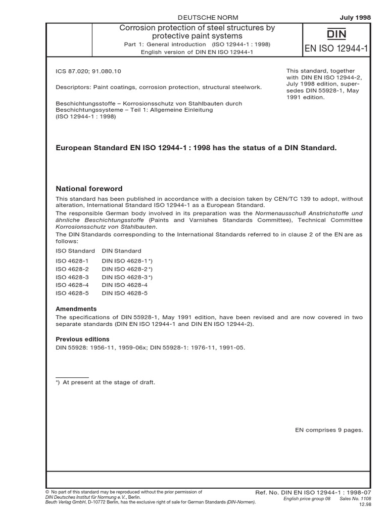 EN ISO 12944-1.pdf | International Organization For Standardization | Evaluation | Prueba ...