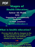 Health Education - Lecture Notes PDF | PDF | Behavior | Behavioural ...