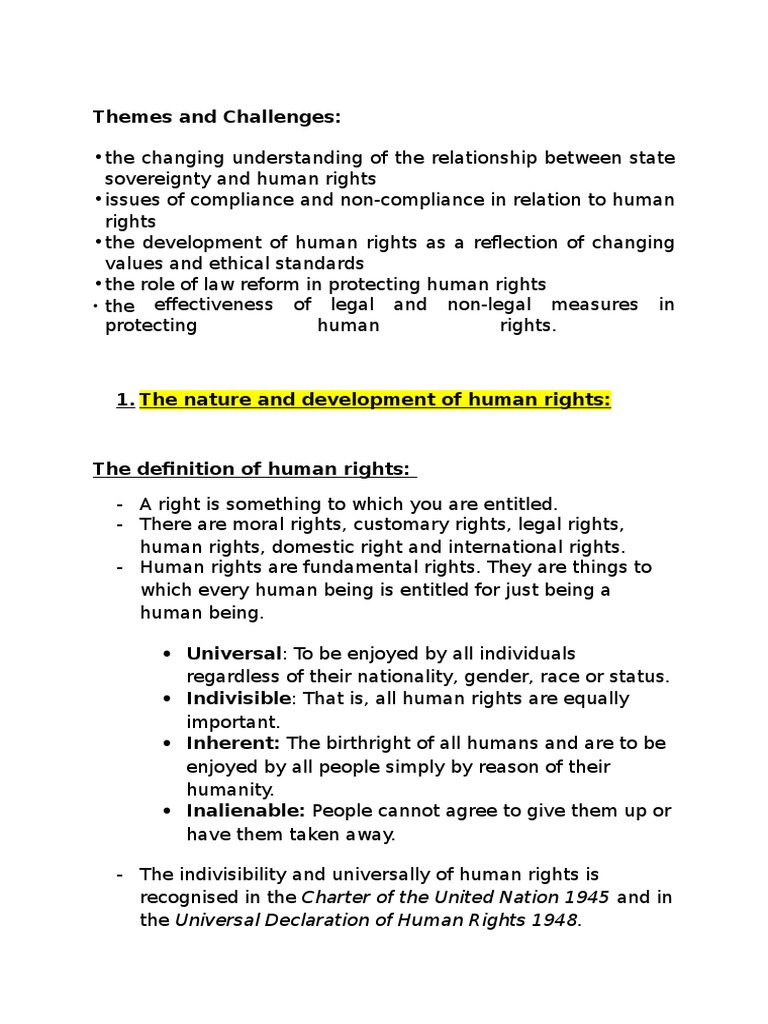 The Evolution of Human Rights: From Natural Law to International Law ...