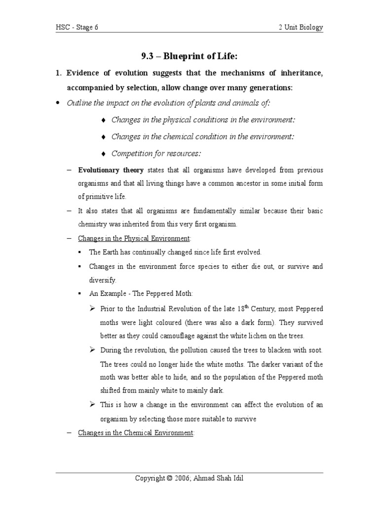 Biology Notes - Blueprint of Life by Ahmad Shah Idil | PDF | Rna ...