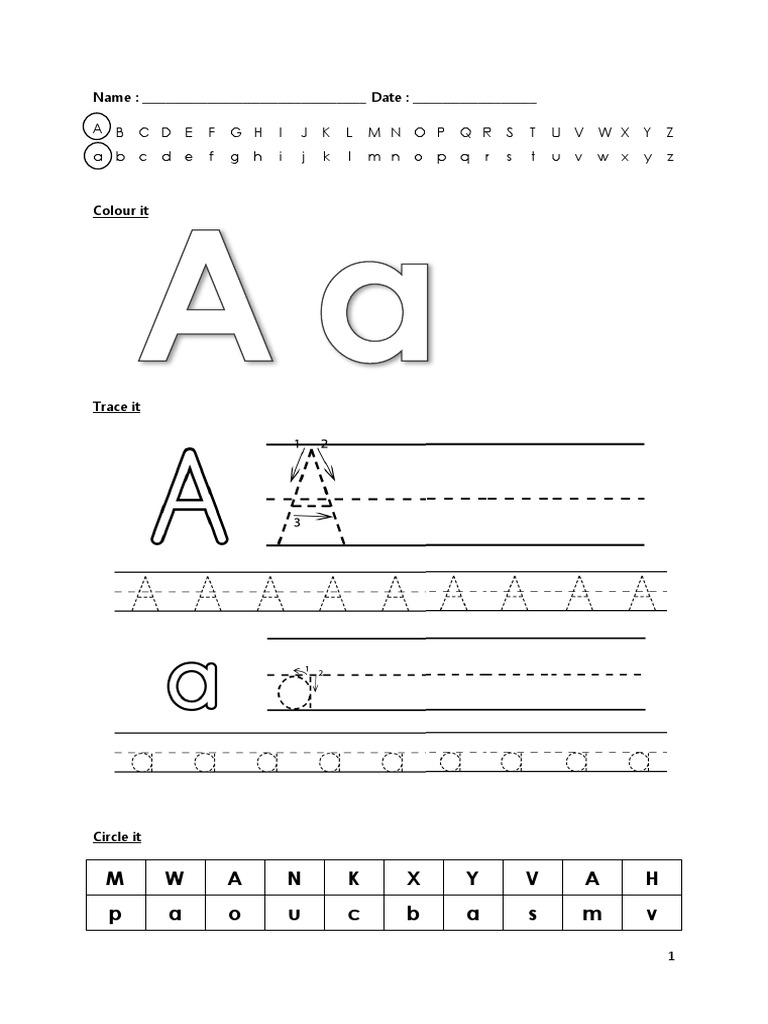A Worksheet | PDF | Art