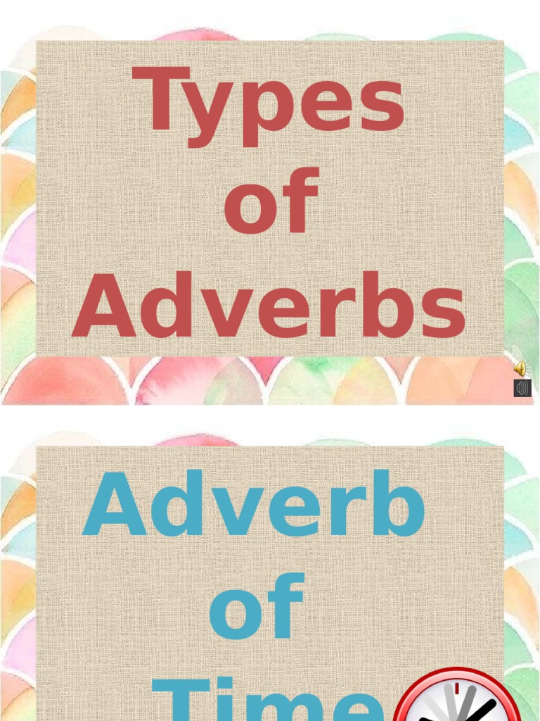 Types of Adverbs Multimedia Flashcard PPT (N.t. Barodi) | PDF | Adverb ...
