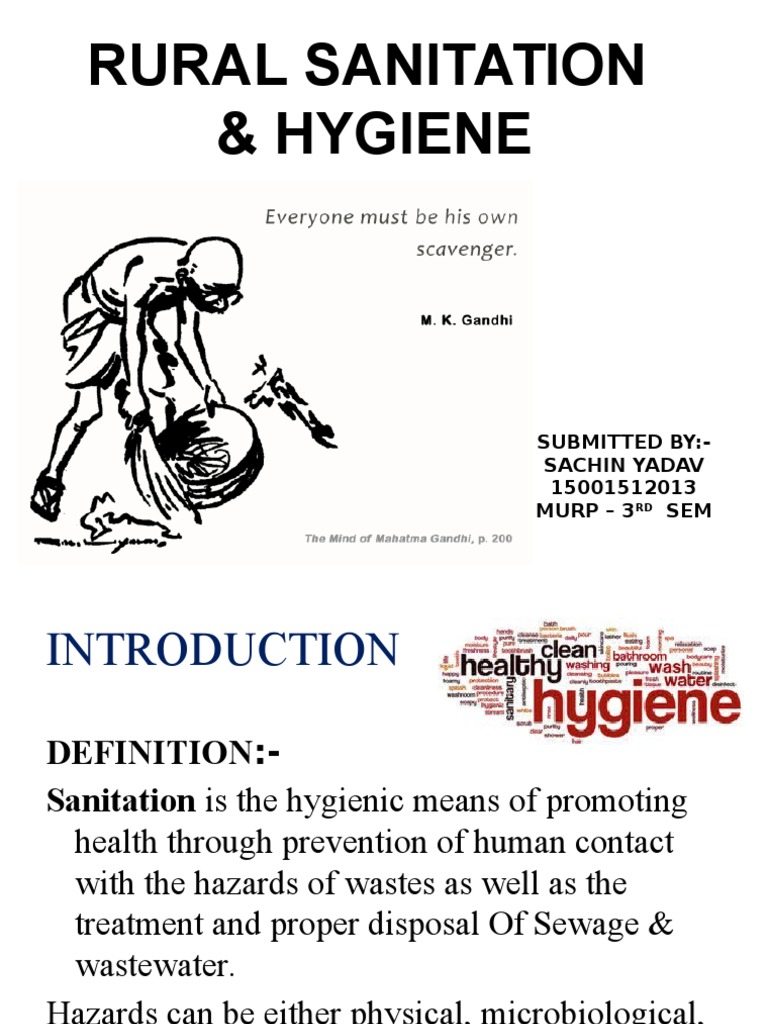 Rural Sanitation | PDF | Sanitation | Water Supply And Sanitation