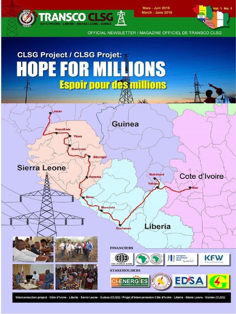 Official Transco CLSG Newsletter Final | Afrique | Réseau électrique