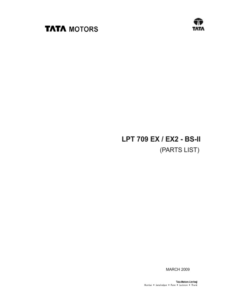 Tata LPT 709 | PDF