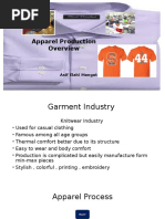 Process Flow Chart of Garments Sample Making | PDF | Sewing | Clothing