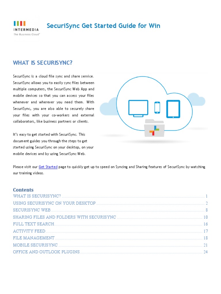 SecuriSync Get Started Guide For Windows | PDF | App Store (I Os) | Ios