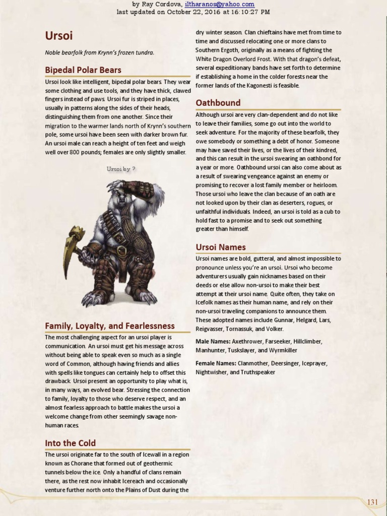 Excerpt - Ursoi Race | PDF | Language Arts & Discipline | Foreign ...