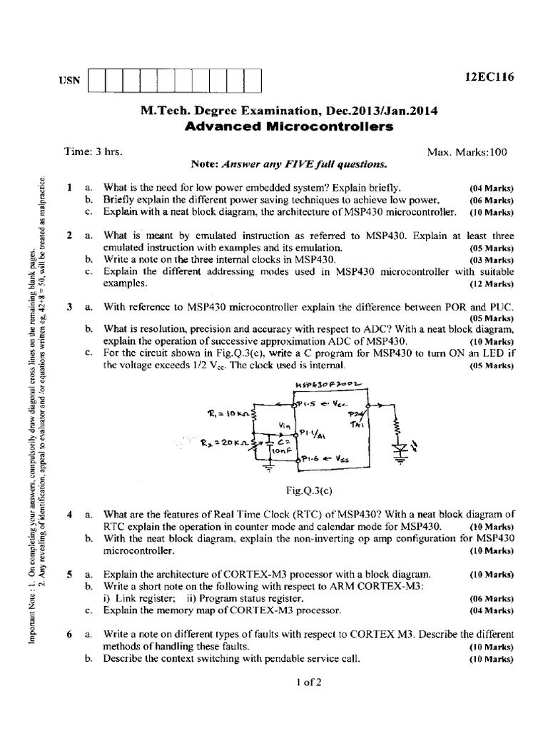 VTU Mtech Advanced Embedded Systems Question Papers Dec 2013-Jan 2014 ...