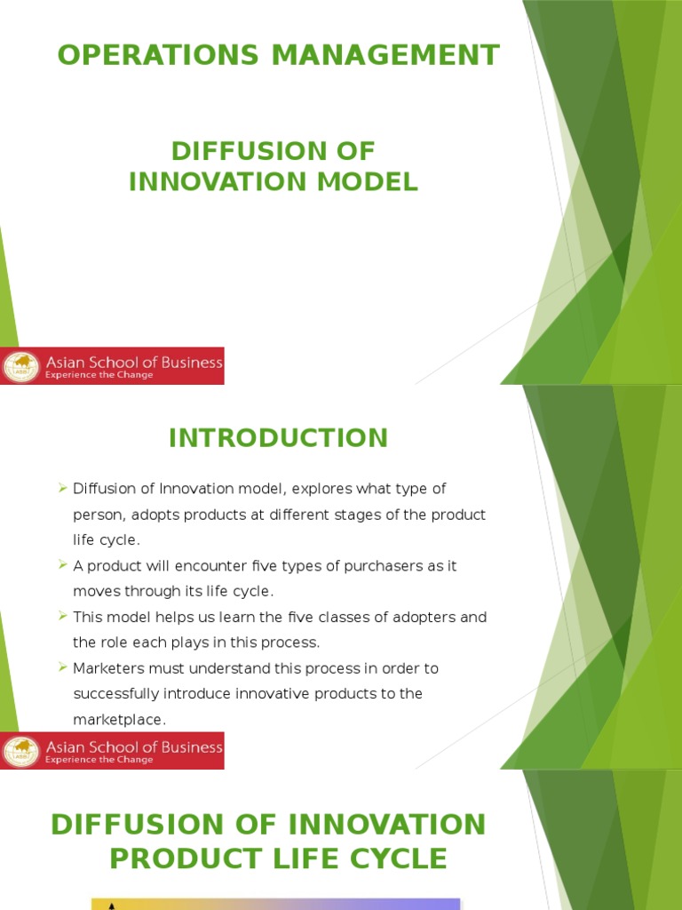 Diffusion of Innovation | PDF