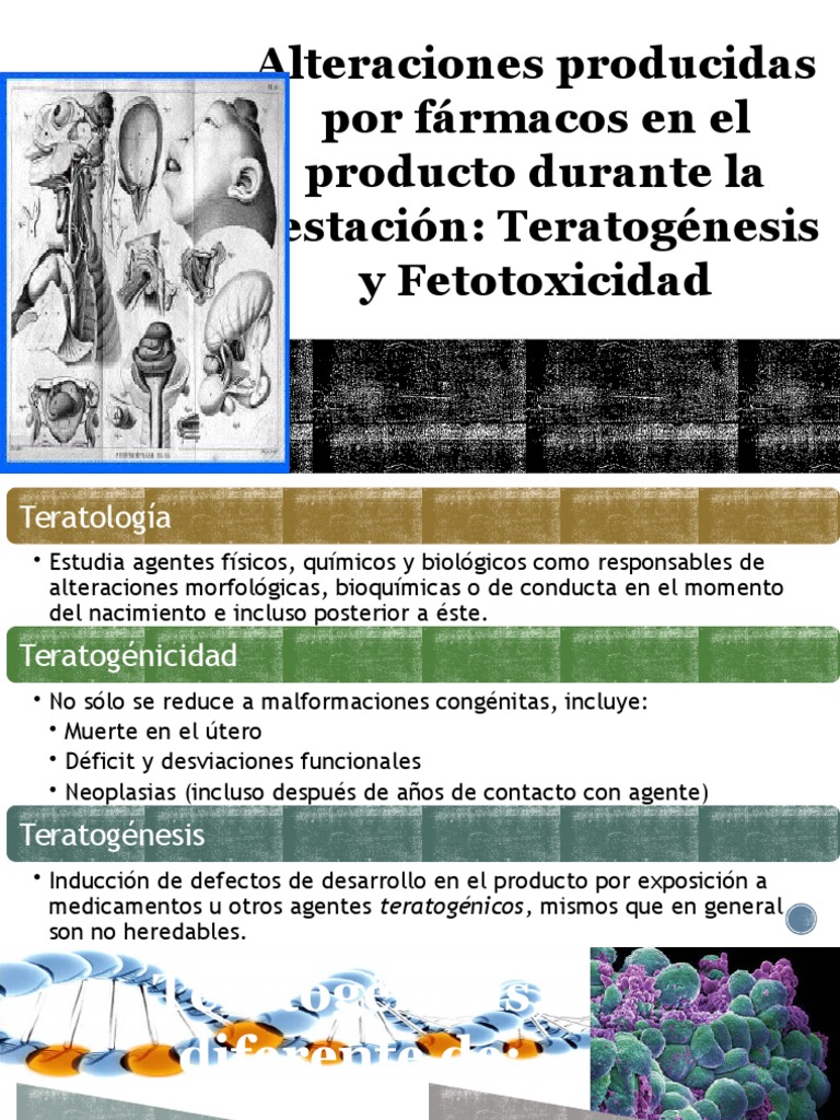 Teratogénesis | PDF | El embarazo | Medicina
