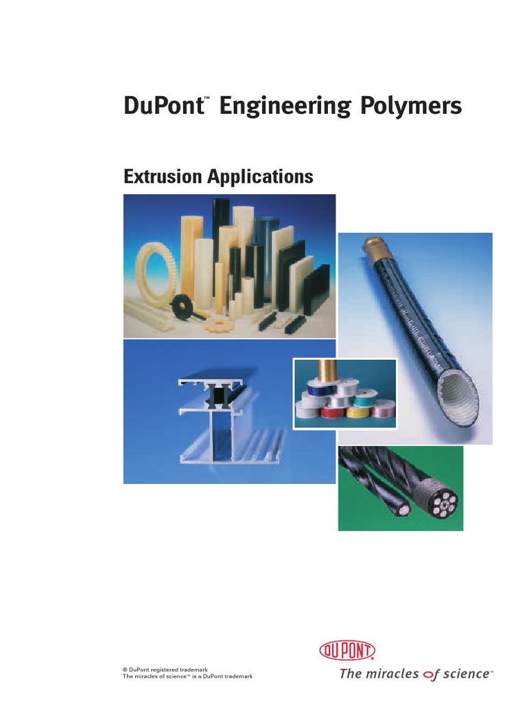 Extrusion Applications PDF | PDF | Thermoplastic | Polyester
