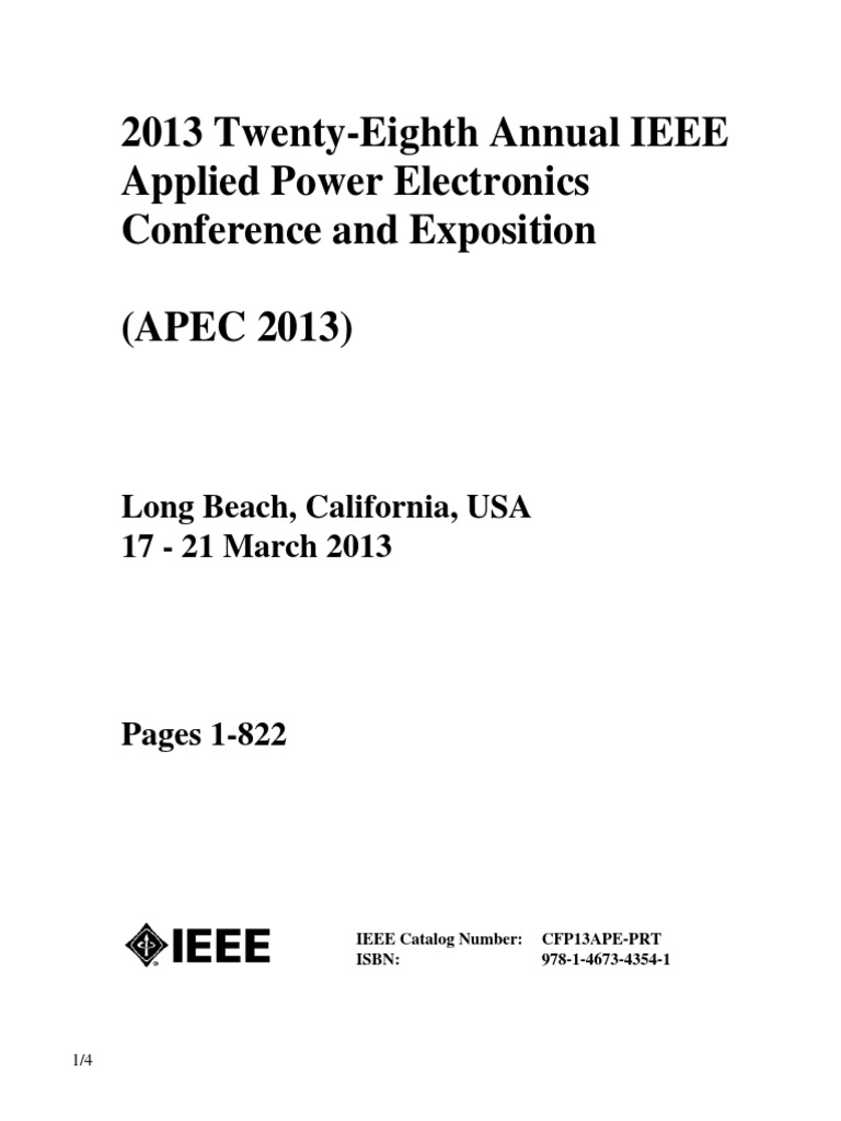 Ieee Power Electronics | PDF | Science & Mathematics | Computers