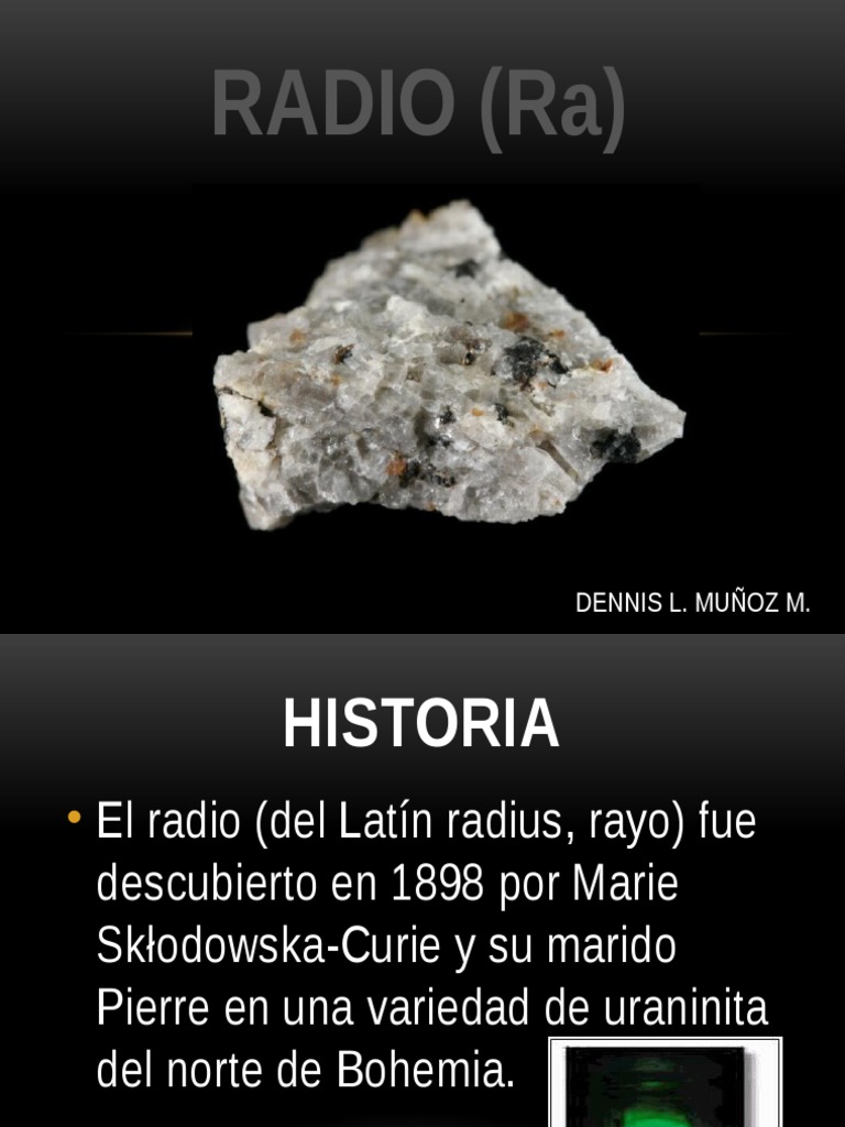 Radio Elemento Quimico