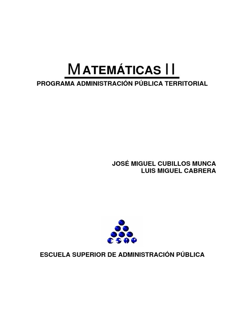 5 Matematica II | PDF | Integral | Derivado
