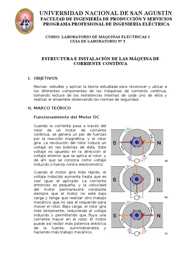 Laboratorio 3 Maquinas Eléctricas 2 | PDF | Corriente eléctrica | Inductor