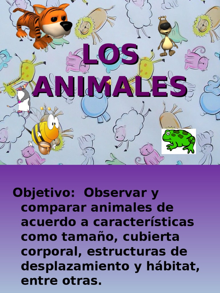 Ppt. Los Animales | PDF | Mamíferos | Vertebrados