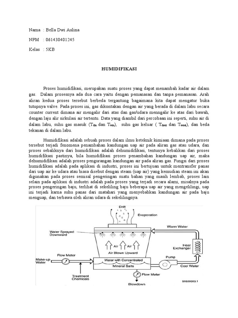 Proses dan Metode Humidifikasi | PDF | Teknologi & Rekayasa