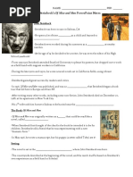 Of Mice and Men Mind Map Graphic Organizer Paragraph | PDF ...