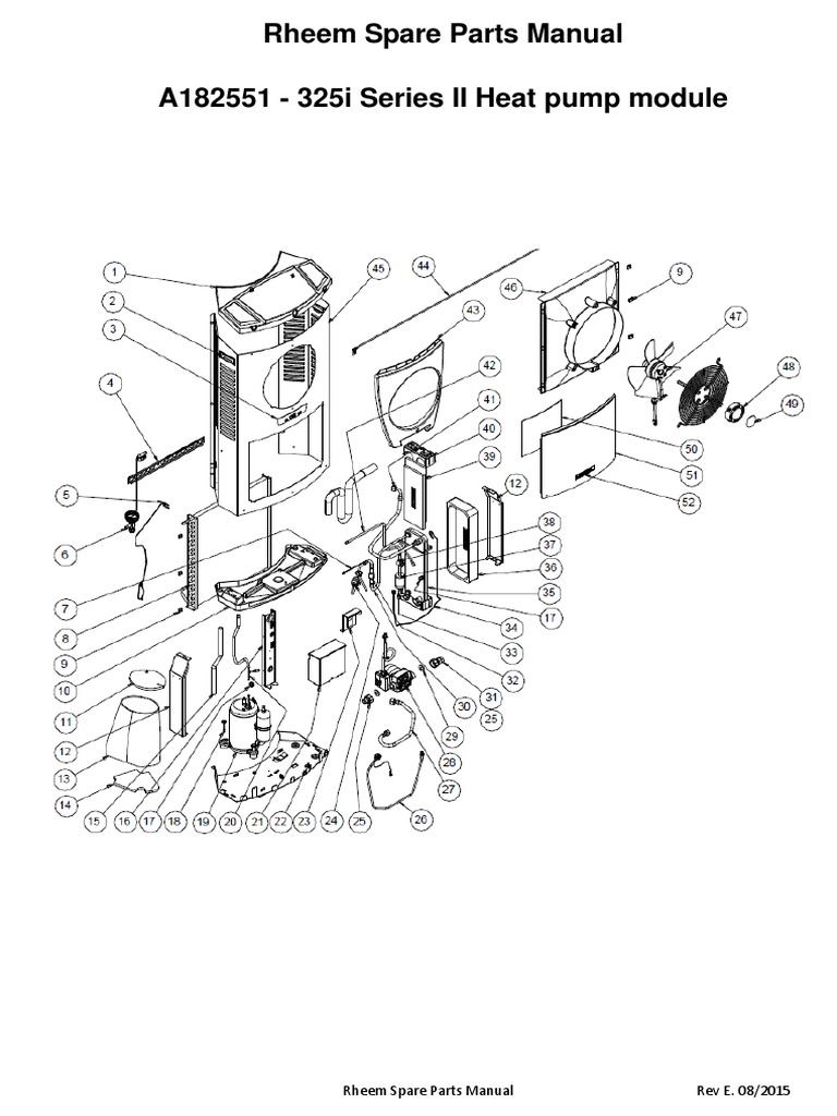Rheem Pool Heater Manual