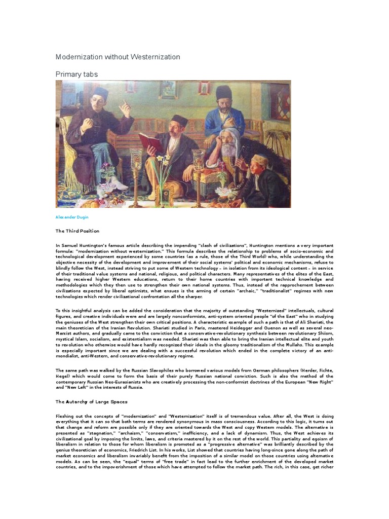 Modernization Without Westernization | PDF | Liberalism | Modernization Theory