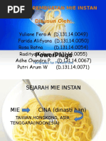Algoritma Flowchart Membuat Mie Instan | PDF | Memasak, Makanan, & Anggur