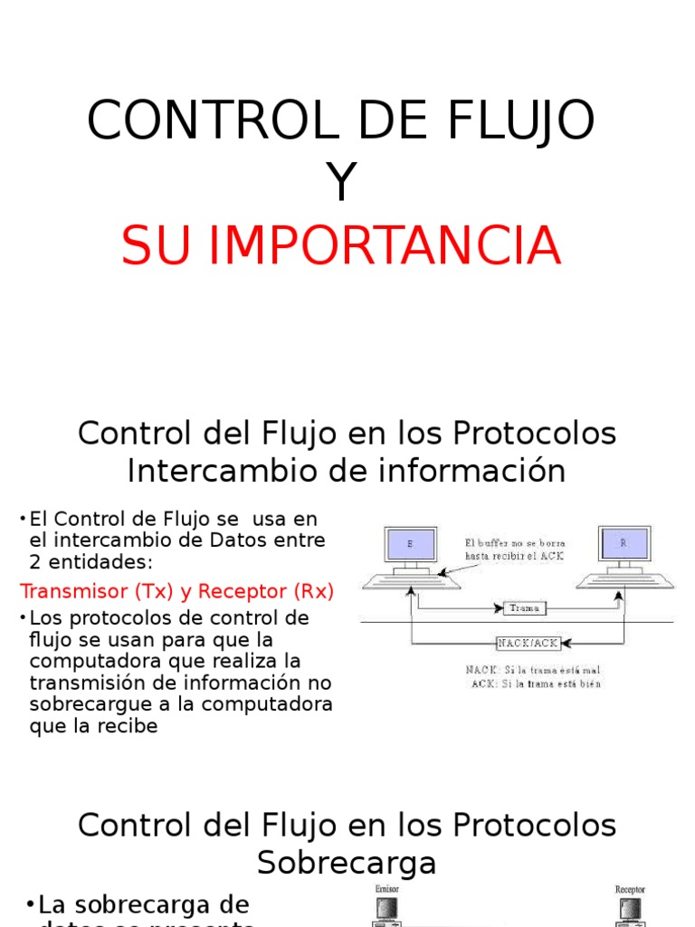 Control de Flujo en Redes y Protocolos | PDF | Telecomunicaciones ...