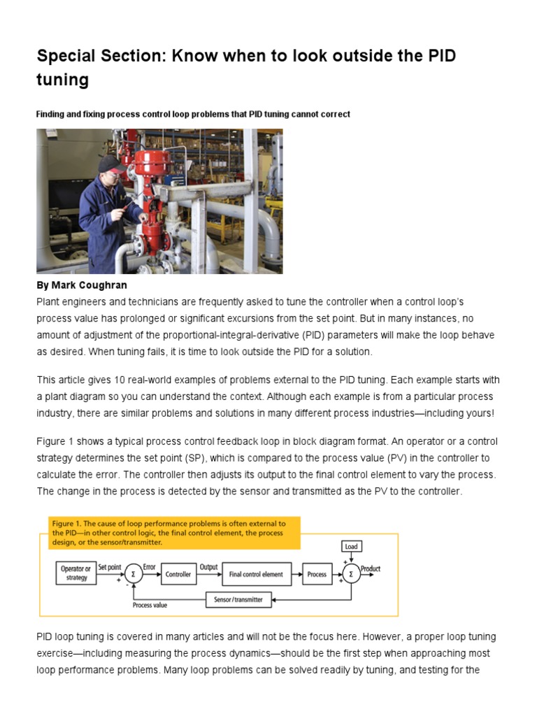 Special Section - Know When To Look Outside The PID Tuning - IsA | PDF ...