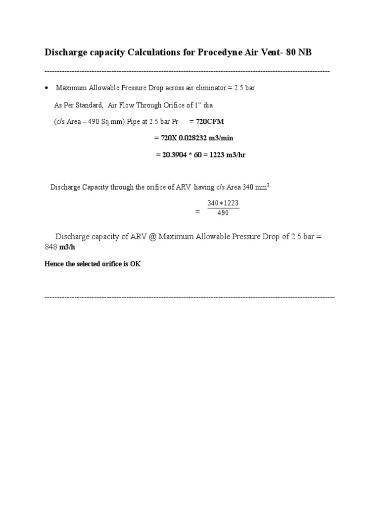Air Vent Discharge Capacity Guide | PDF | Computers | Technology ...