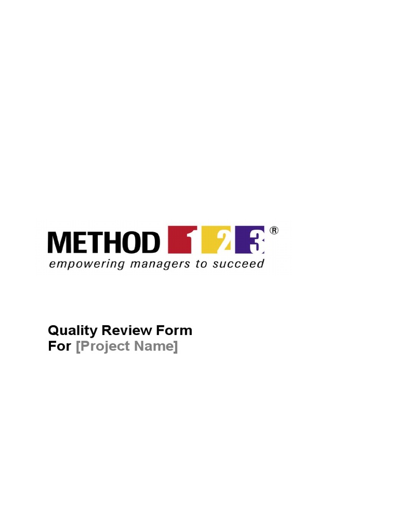 Execution Template - Quality Review Form | PDF | Accuracy And Precision ...