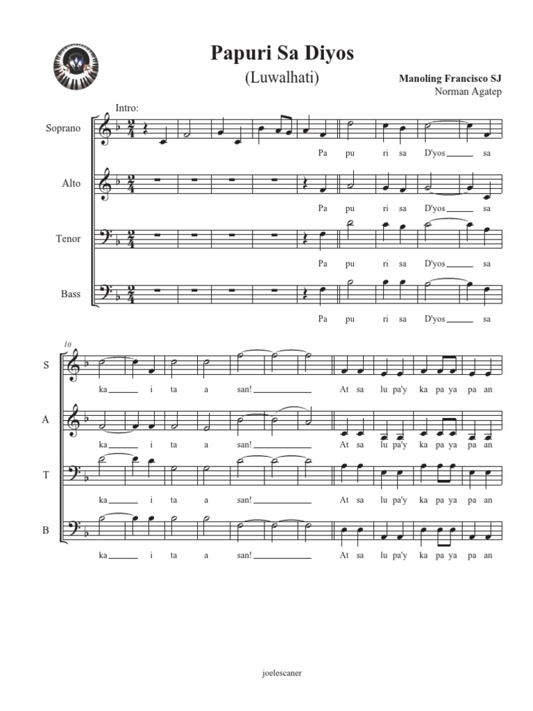Papuri Sa Diyos Pdf