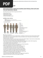 Aturan Penggunaan Seragam POLPP | PDF