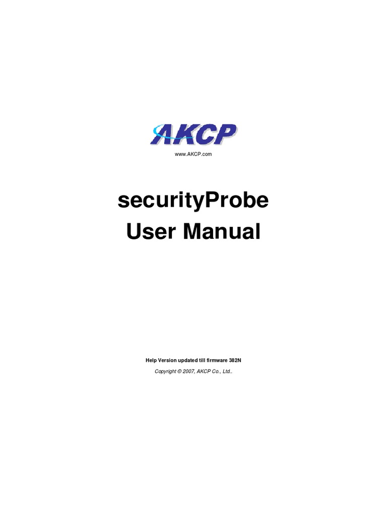 Security Probe Manual | PDF | Router (Computing) | Ip Address