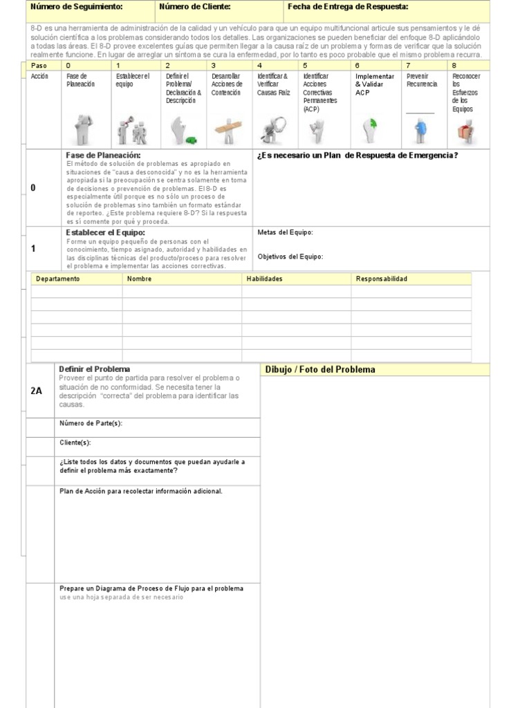 Formato-8D - Resolución de Problemas | Descargar gratis PDF ...